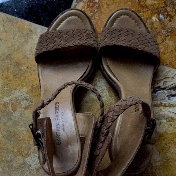 Barbara Barbieri | Shoes | Barbara Barbieri Taupe Braid Front25 Block ...